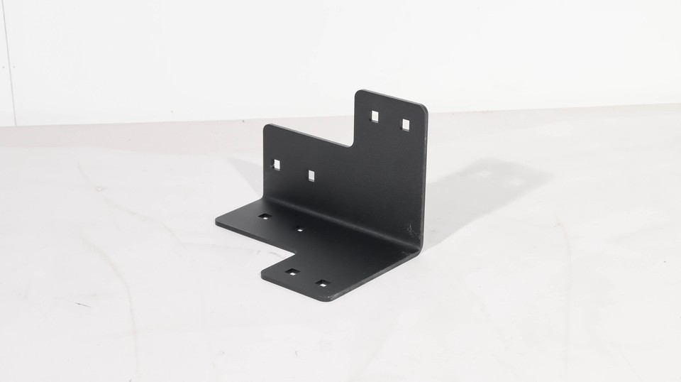 8PCS 4x4 4mm Thick Heavy-Duty Workbench Bracket Kit Black For Securing ...