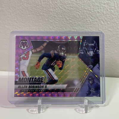 2021 Panini Mosaic Montage ALLEN ROBINSON Mosaic Punk PRIZM Bears /49 ...