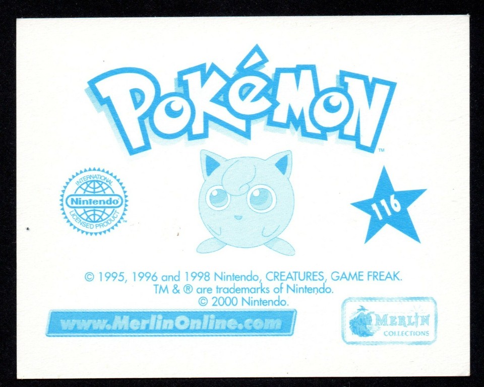 MACHAMP CROMO / STICKER #116 POKEMON SERIE 2 COLECCION MERLIN 2000 HOLO ...