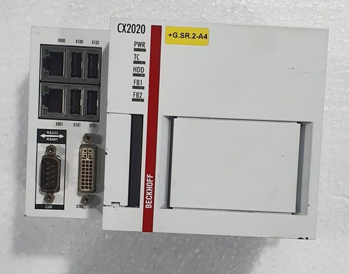 BECKHOFF CX2020-0120 CPU MODULE WITH CX2900-0033 MEMORY CARD TESTED ...