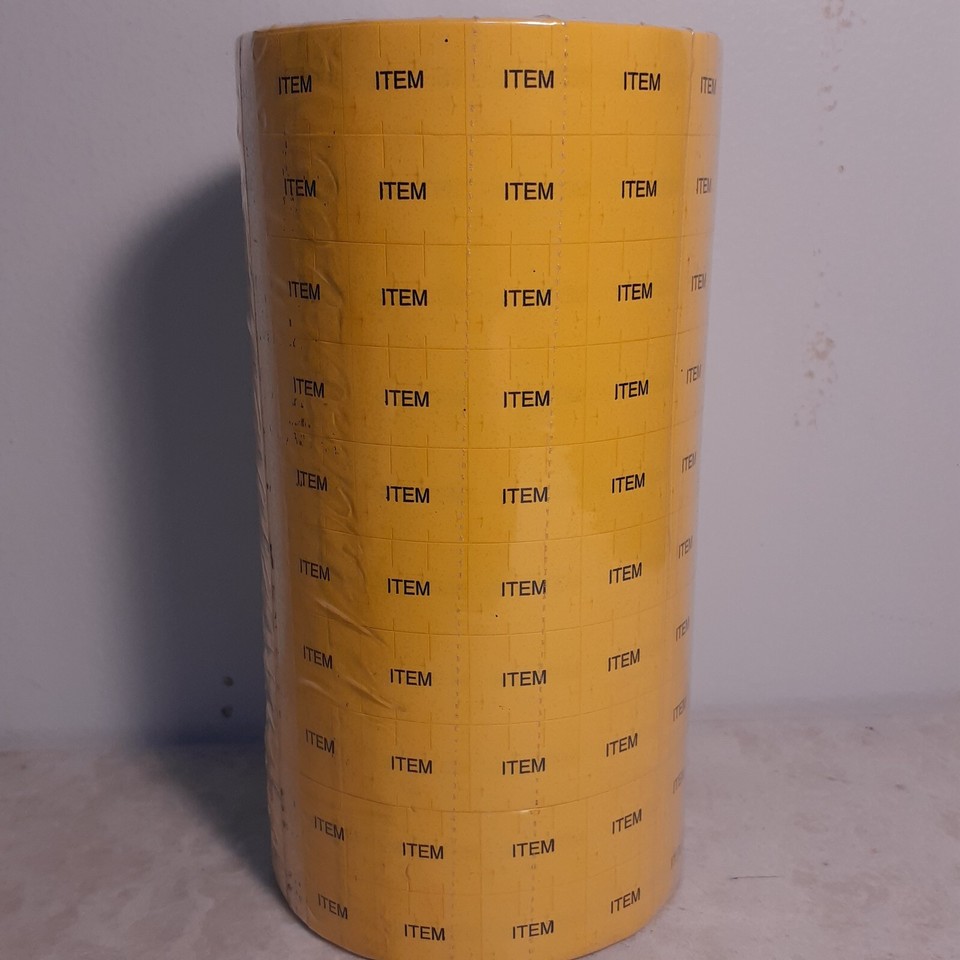 10 Rolls Avery Yellow MONARCH 1100 Series Senso Labels For Monarch ...