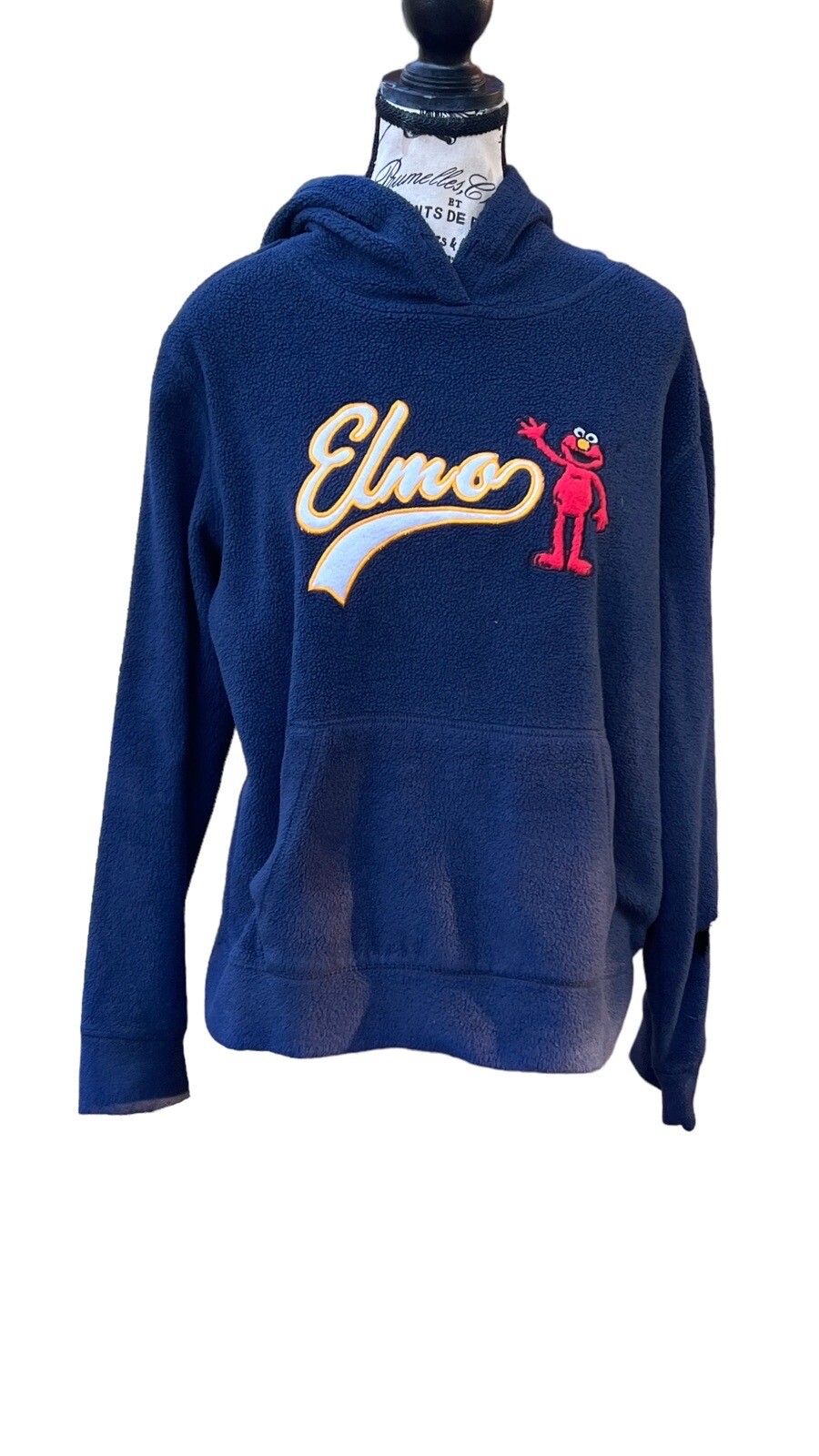 SESAME STREET VINTAGE ELMO Licensed Adult Hooded Swea… - Gem