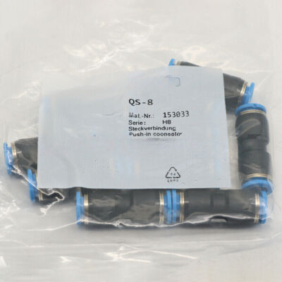 10Pcs Festo QS-8 153033 Connector new Free Shipping QS8 #G | eBay