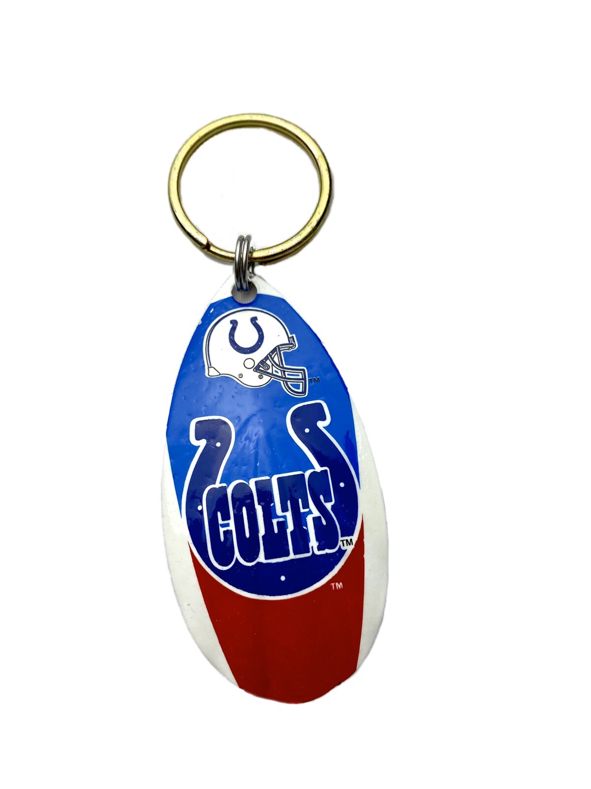 NFL Indianapolis Colts Vintage Teardrop Spinner Keychain | eBay