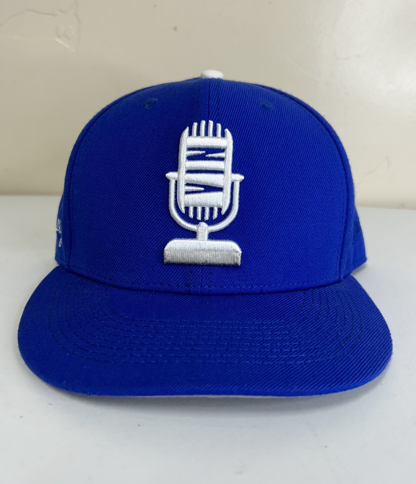 Vin Scully LA Dodgers Baseballism Microphone Blue Adjustable Snapback ...
