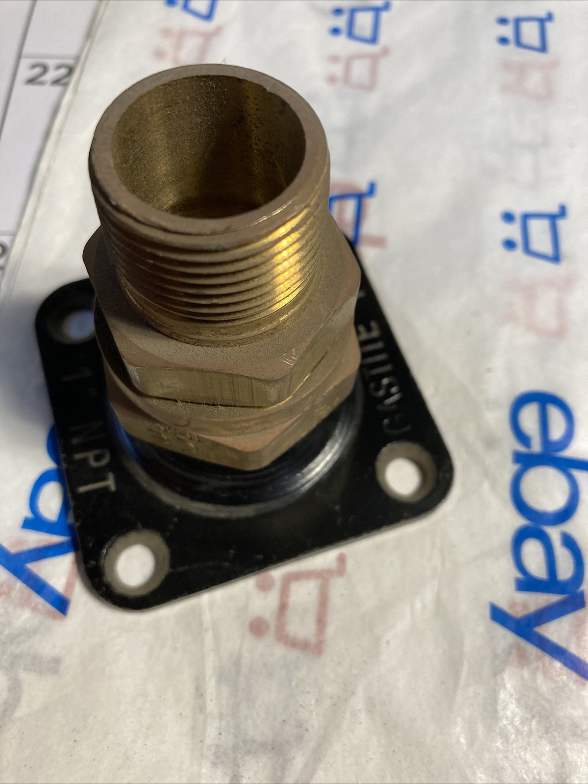 Gastite FLASHSHIELD 1" TERMINATION FITTING with Flange to 1" Male NPT ...
