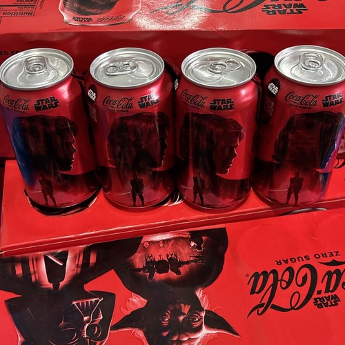 Lot Of 4 Star Wars Anakin Skywalker Coca-Cola Coke Zero Collectors Cans ...