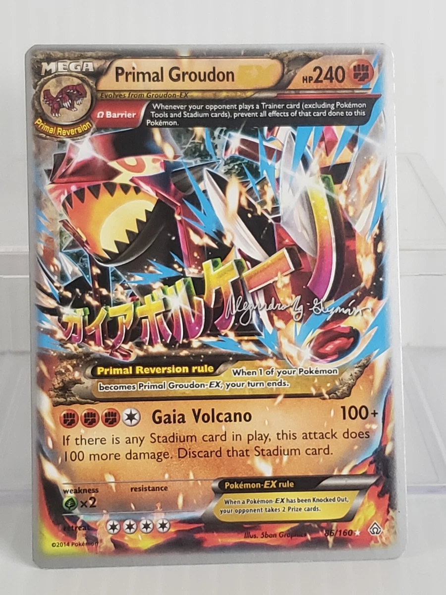 Pokemon Mega Groudon Card