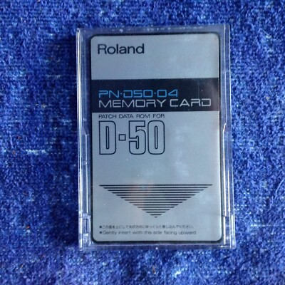 ROLAND 1 CARD ROLAND PN-D50-04 X ROLAND D50/550 PERFETTA | eBay