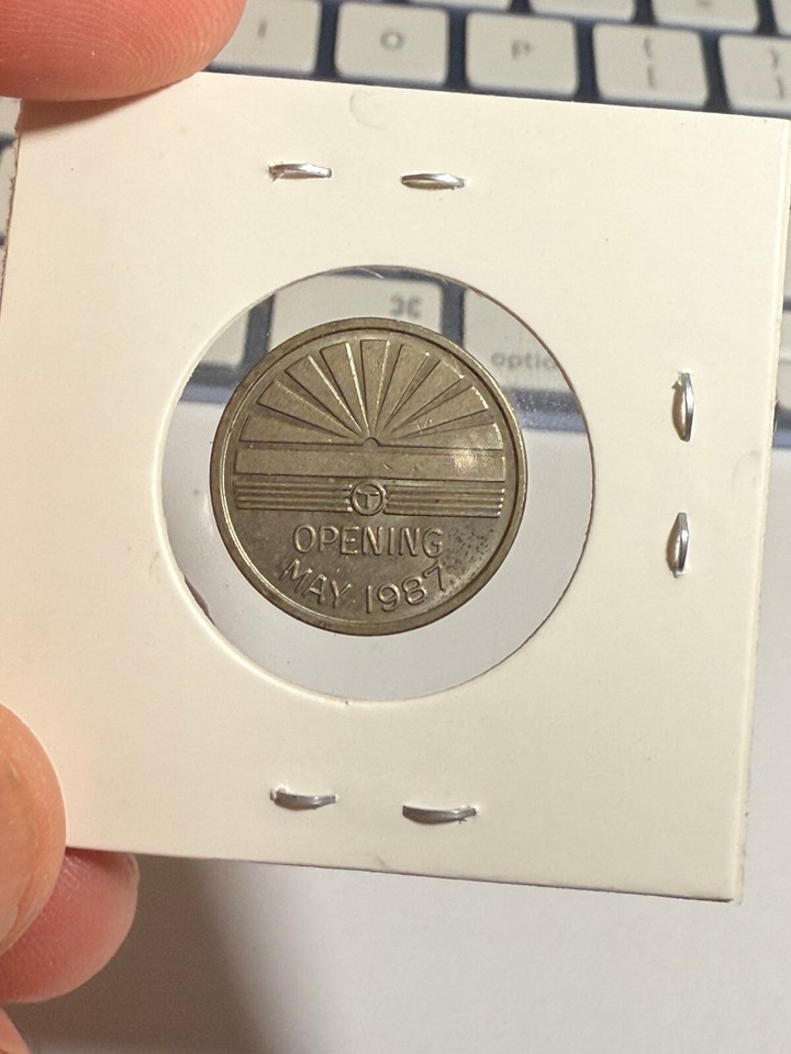 1987 Boston Massachusetts MBTA / 'T' Orange Line Opening Commemorative ...