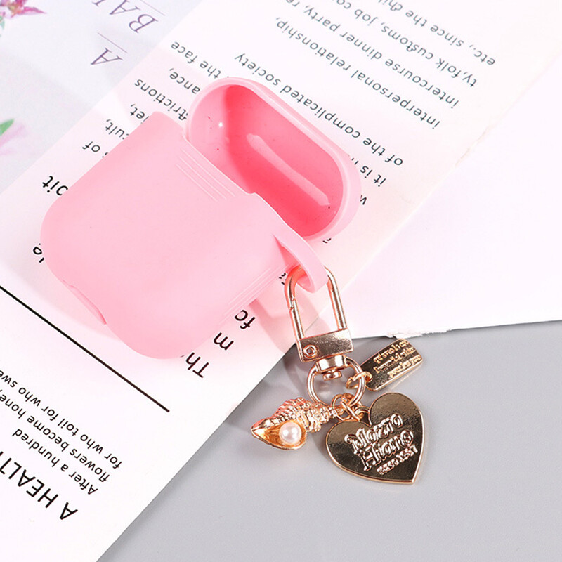 Accessories Shell Key Ring Heart Key Ring Metal Key Ring Headset Case ...