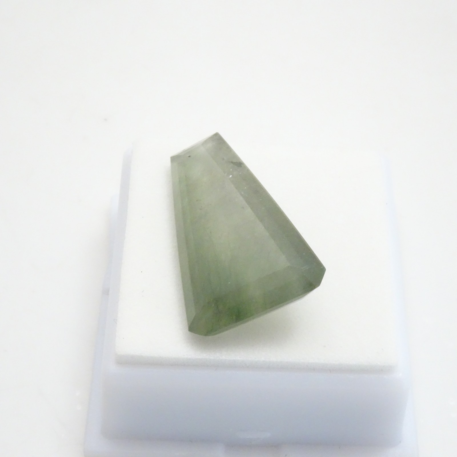 Green Rutilated Quartz - Green Rutile - 18.27ct - 16x27mm Specialty Cut ...