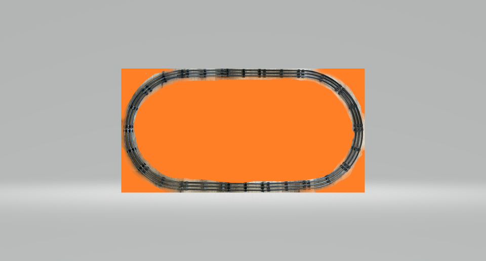 Lionel O TUBULAR Train Track (14 PIECE) OVAL works with O27 trains as ...