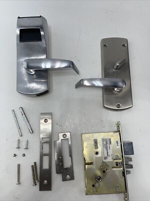 Kaba Electronic Key Card Lock Door Access Hotel Satin Chrome Used right ...