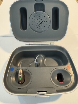 Unitron DX Moxi Move R Hearing Aid - With Charging Case - Sand Beige | eBay