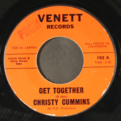 CHRISTY CUMMINS: get together VENETT 7" Single 45 RPM | eBay