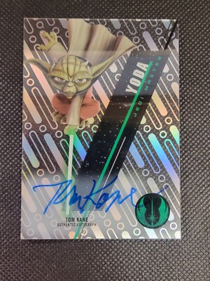 2016 Star Wars High Tek Tom Kane as Yoda Autograph Auto | eBay