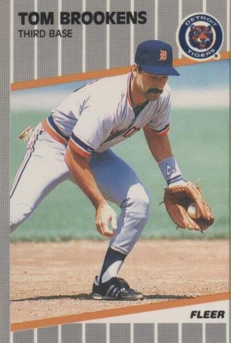 1989 Fleer - Mike Heath, Tom Brookens #130 Mike Heath Back for sale ...