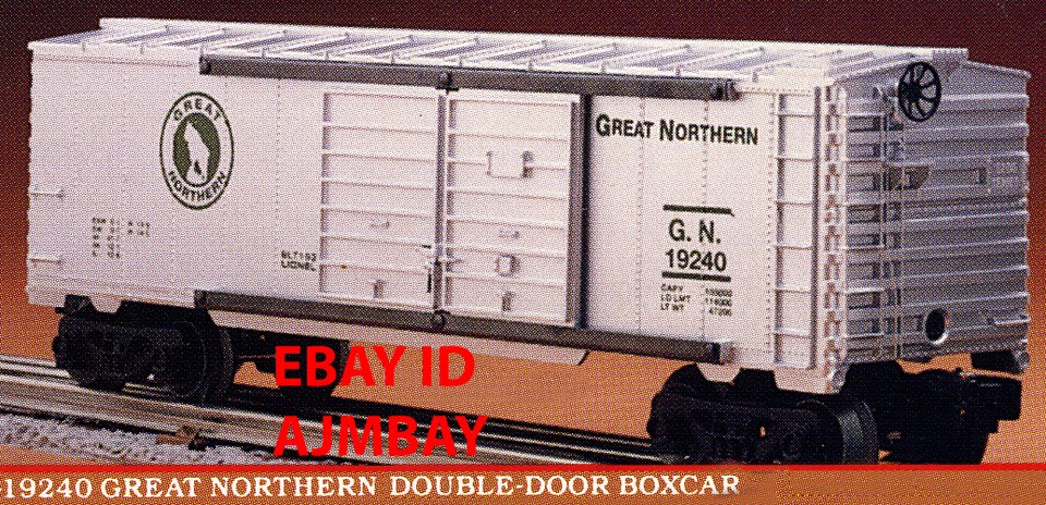 LIONEL 19237 C&IM, 19239 TH&B, 19240 GN FAMOUS ROAD NAME BOXCARS 1992 ...