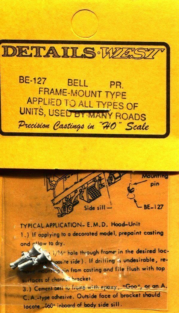 Details West 127 x HO Bell Frame Mount for all Unit Types | eBay