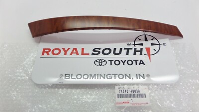 Toyota Highlander 2008-2010 Driver Side Rear Door Panel Wood Trim ...