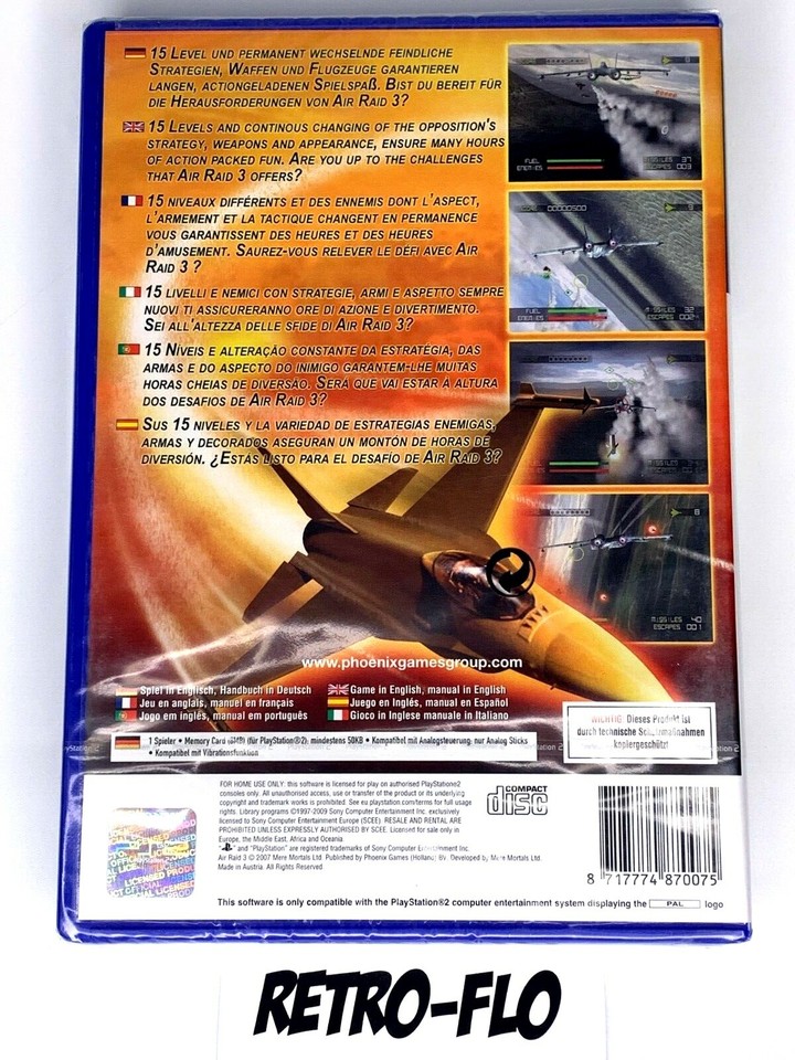 Air Raid 3 - PS2 Game Sony Playstation 2 - NEW - PAL - Rare | eBay