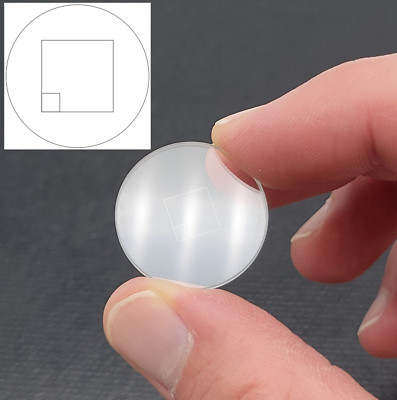 Miller Disc 27mm Reticle Micrometer For Nikon Eclipse Microscope ...