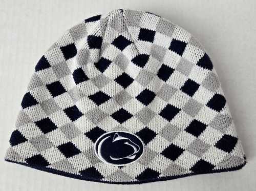 Penn State Argyle Beanie Knit Hat | eBay