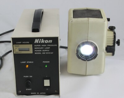 Nikon Microscope HBO Mercury 100w Hg Lamp House Power Supply ...