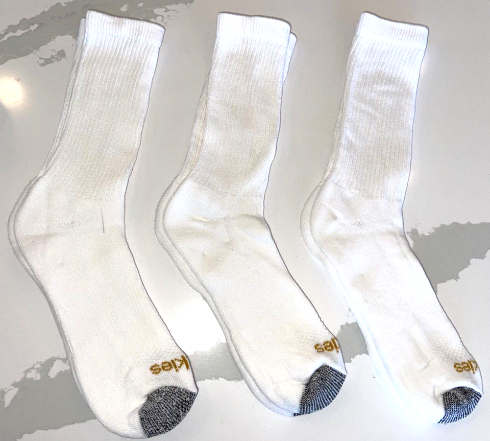 NEW DICKIES FLEX DRI-TECH CREW PERFORMANCE WORK SWEAT FIGHTING SOCKS 3 ...