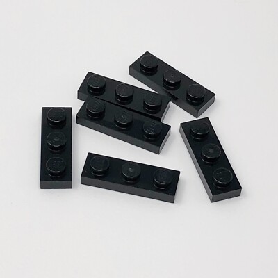 3623 LEGO Parts Plate 1x3 BLACK (6) | eBay