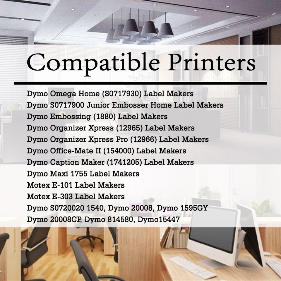 (3Red,3Green) Label Tape for Dymo S0720020 1540 Dymo 15447 Label Makers ...