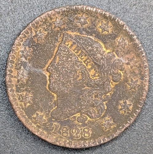 1828 United States Large 1C Cent Small Wide Date Nice Coin | eBay