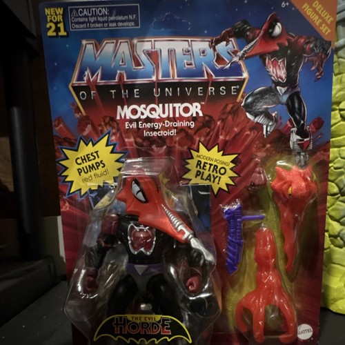 Mattel Masters of the Universe Origins Mosquitor Chest Pumps Action ...