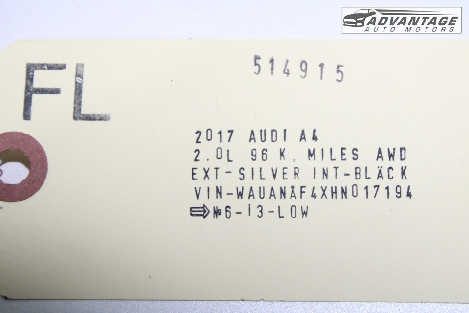 2017-2025 AUDI A4 QUATTRO FRONT LEFT DRIVER SIDE DOOR INNER LOCK COVER ...