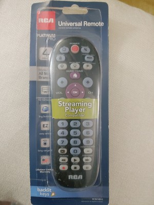 RCA Universal Television Remote Streaming Player Compatible RCR414BHE ...