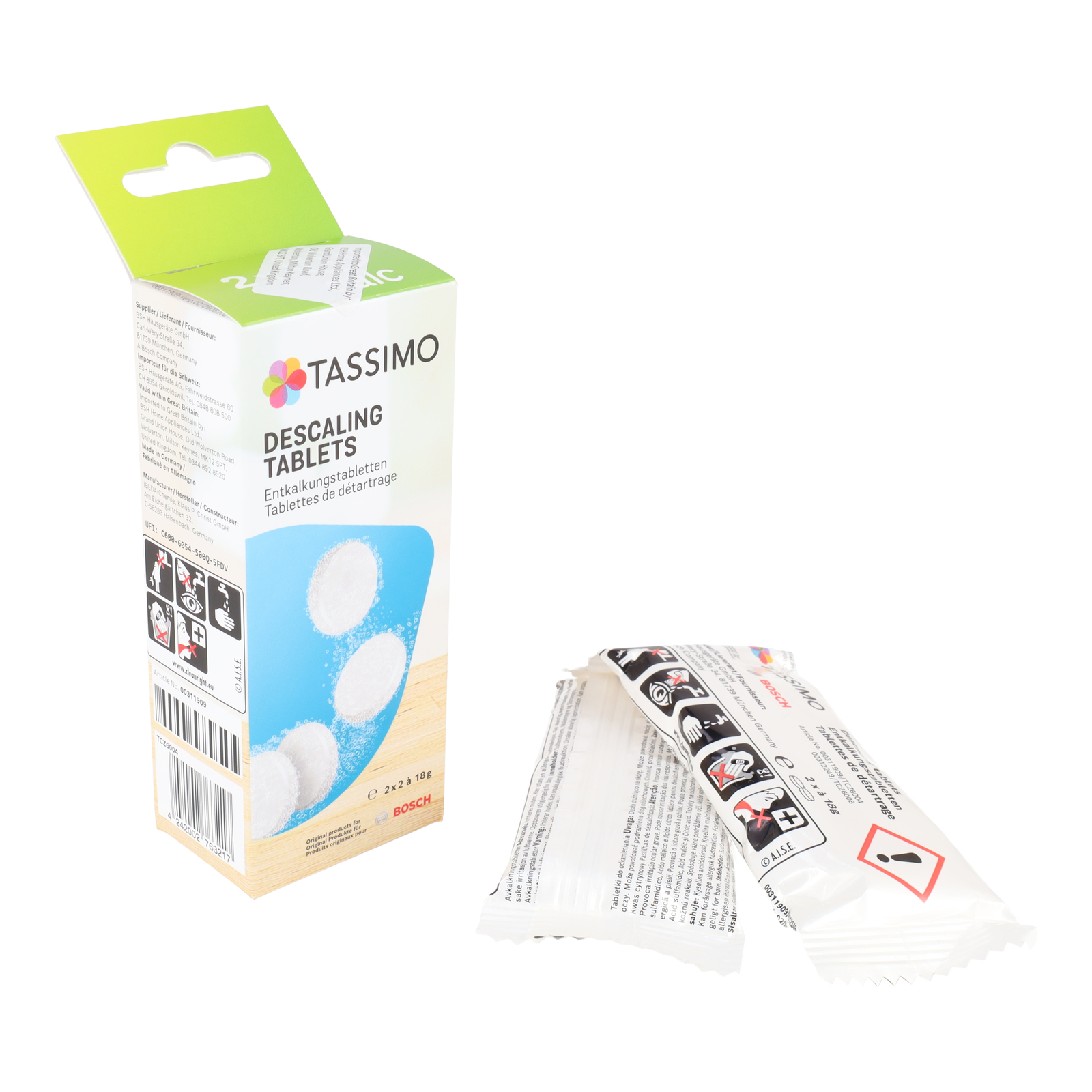 Bosch TASSIMO Coffee Maker Descaler Cleaner Tablets GENUINE | eBay