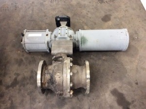 FLOWSERVE ARGUS 6" SS ACTUATED BALL VALVE Class-150 (Air To Open) | eBay