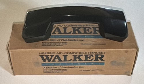 Walker Equipment WS-2058 Black Hearing Aid Compatible Handset w/Box ...