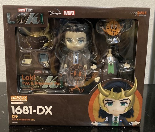 RARE Nendoroid 1681-DX Loki TVA & President Good Smile Company New ...