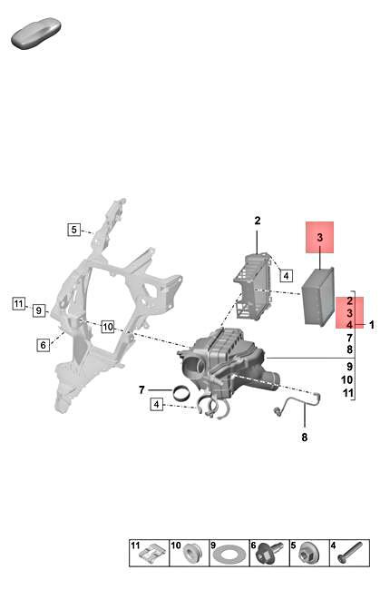 Genuine PORSCHE 911 Carrera 992 Air Filter Element Right 992129620A | eBay