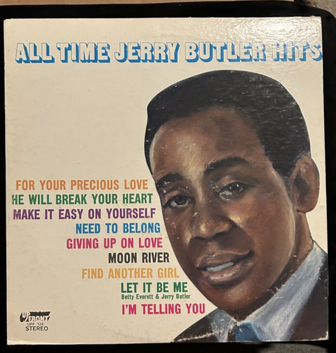 Jerry Butler "All Time Jerry Butler Hits" Vinyl Record LP | eBay