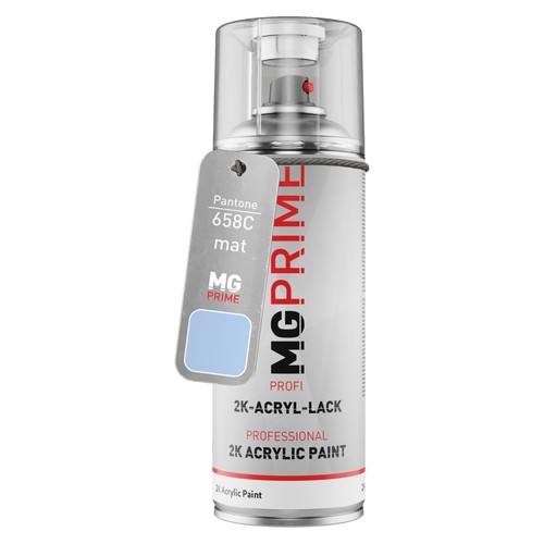 Pantone 658C Blue mat acrylique bombe aérosol 2C 400ml séchage rapide ...
