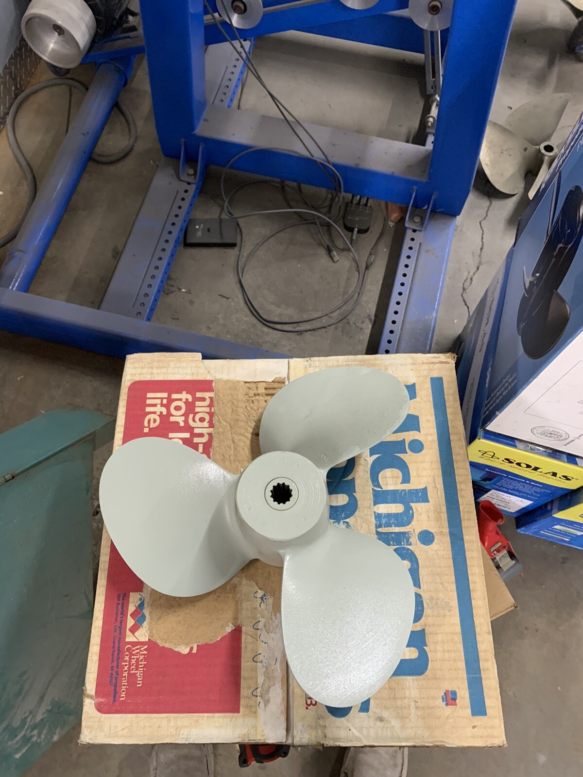 Smc-906 Michigan Wheel Alum LH 14 X 12 Propeller Unknown Year & HP 12 ...