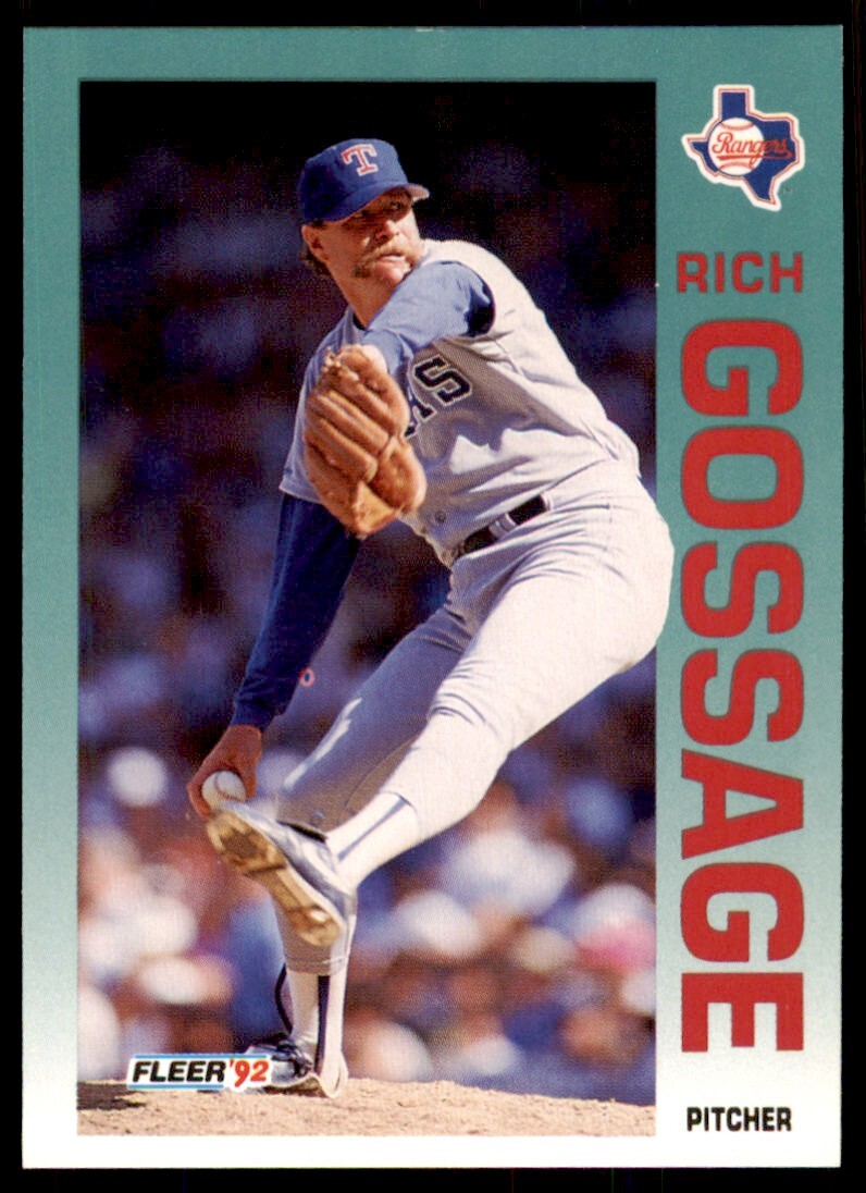 1992 Fleer #305b Rich Gossage | eBay