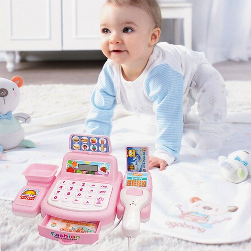 Kids' Pretend Play Cash Register Toy with Realistic Sounds - Shop Till ...