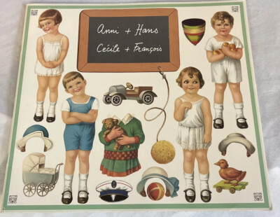 German Paper Doll Set 1988 Anni, Hans, Cecile & Francois | eBay