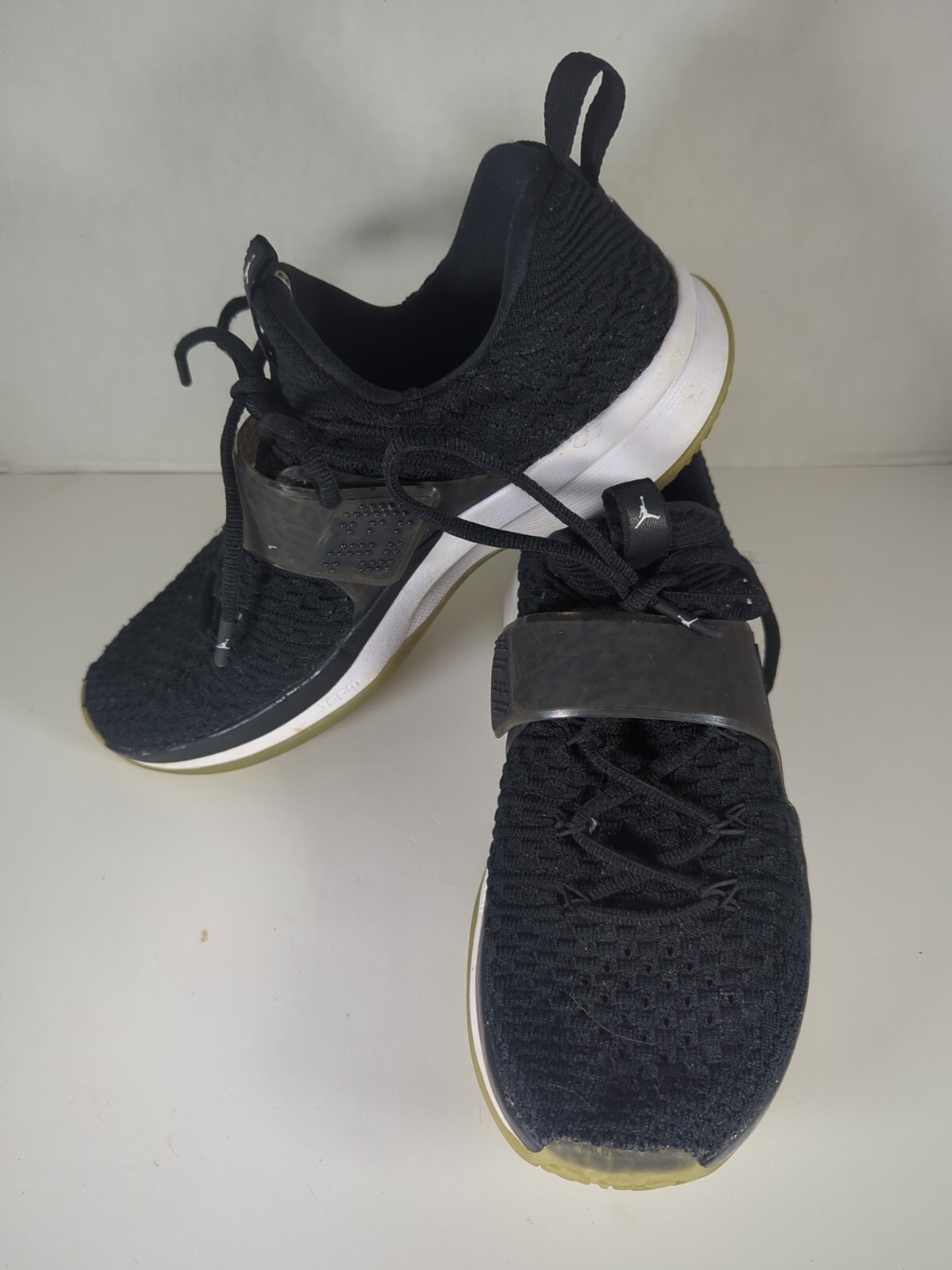 Nike Womens Michael Jordan Zoom Black Mesh Running Sh… - Gem