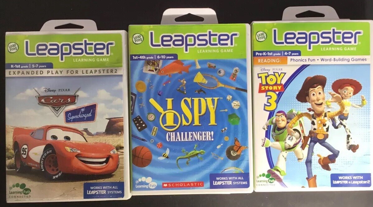 LeapFrog Leapster Learning Game: Disney Pixar Cars Toy Story 3 I Spy ...
