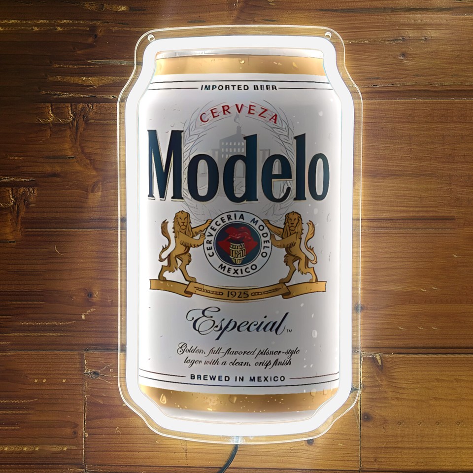Modelo Can Beer Can Neon Light Sign Bar Club Party Store Wall Decor 12 ...
